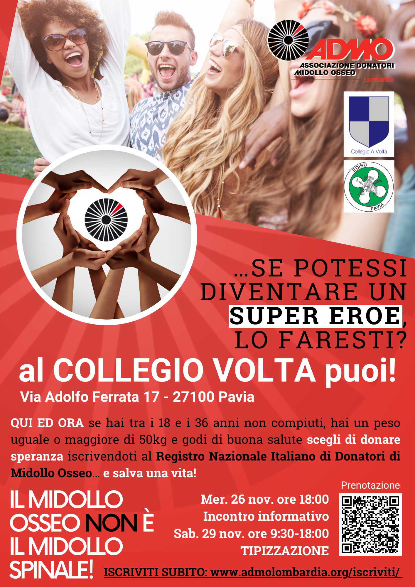 ADMO @ Collegio Volta: insieme per fare la differenza | Corso di laurea ...
